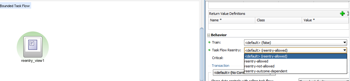 Oracle ADF World: Reenterng Bounded Task Flow