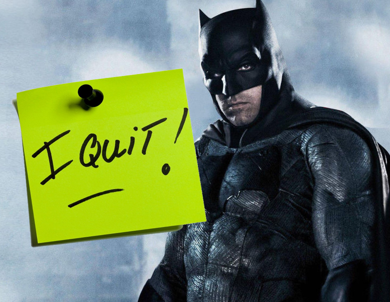 GARY DOBBS AT THE TAINTED ARCHIVE: Ben Affleck Quits Batman