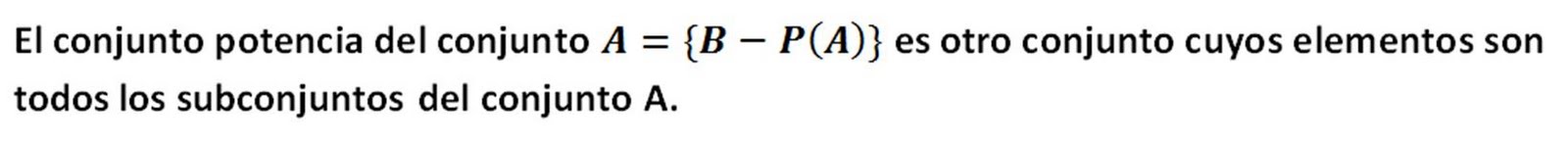 Lectura de la unidad 3 de Prob. y estadística: CONJUNTO POTENCIA