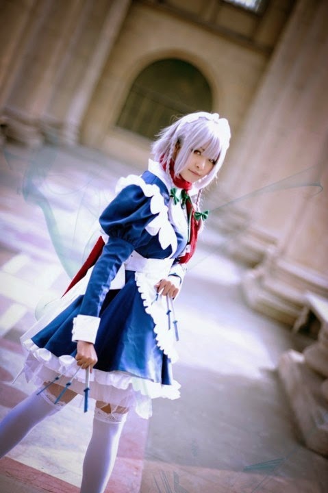cosplaydiy joy: Touhou project cosplay : Sakuya Izayoi