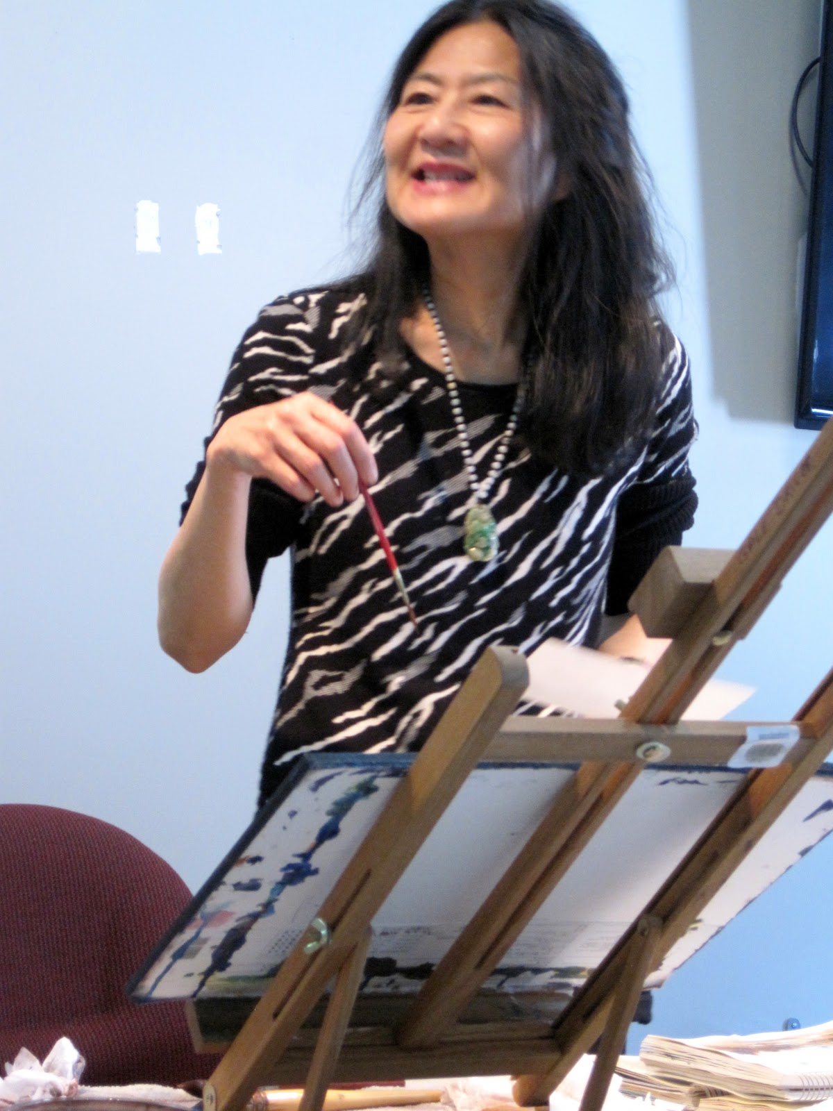 Sherry Schmidt Watercolors: Fealing Lin Workshop!