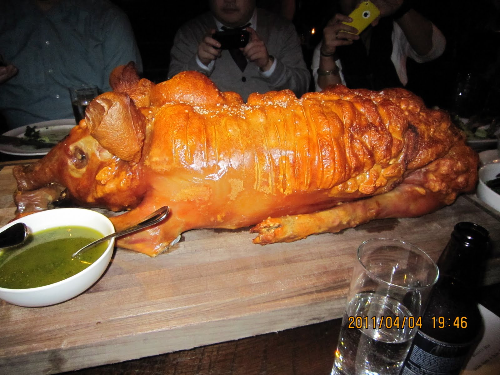 Rambling$ and Gambling$: Whole Suckling Pig Dinner at The Chef's Table ...