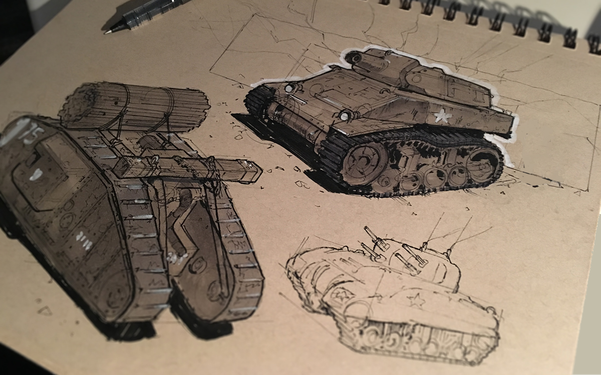 Felix's Art: SKETCH | TANKS