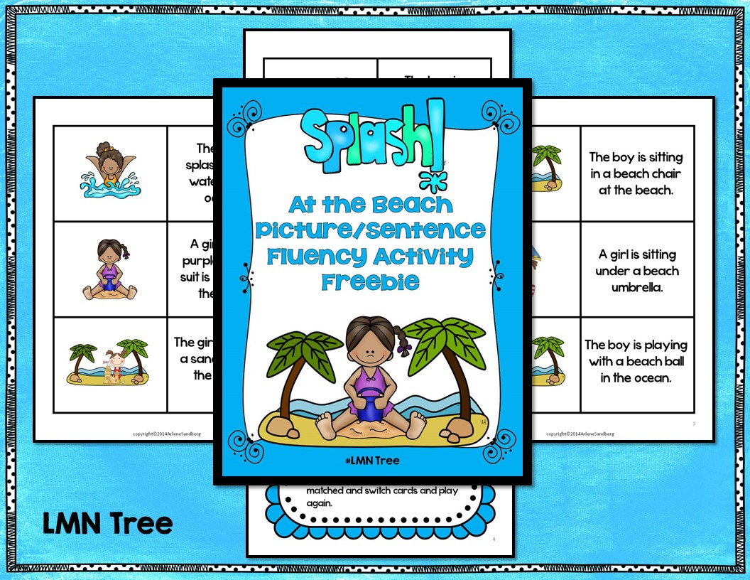 Building Fluency with Beach Themed Activities | Classroom Freebies ...
