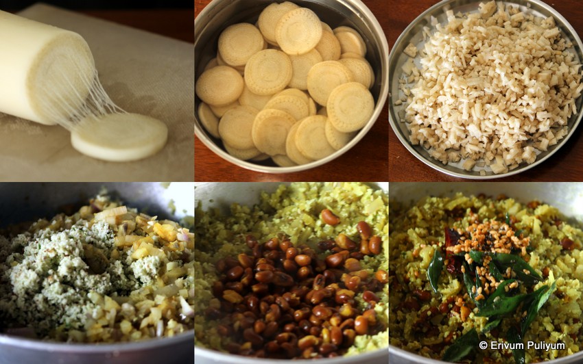 Erivum Puliyum: Vazhapindi Thoran | Banana Stem Stir Fry