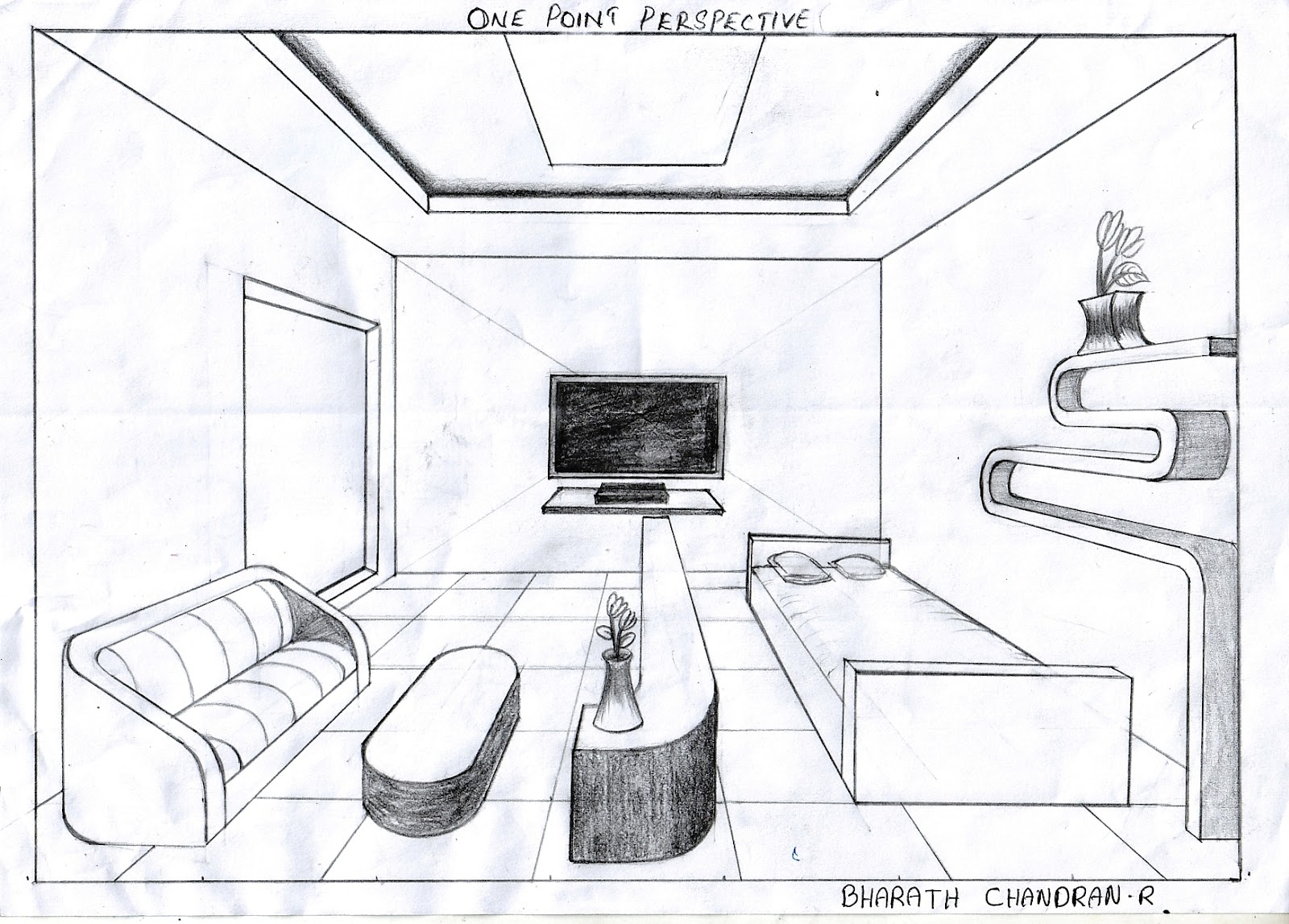 foundation art: one point perspective