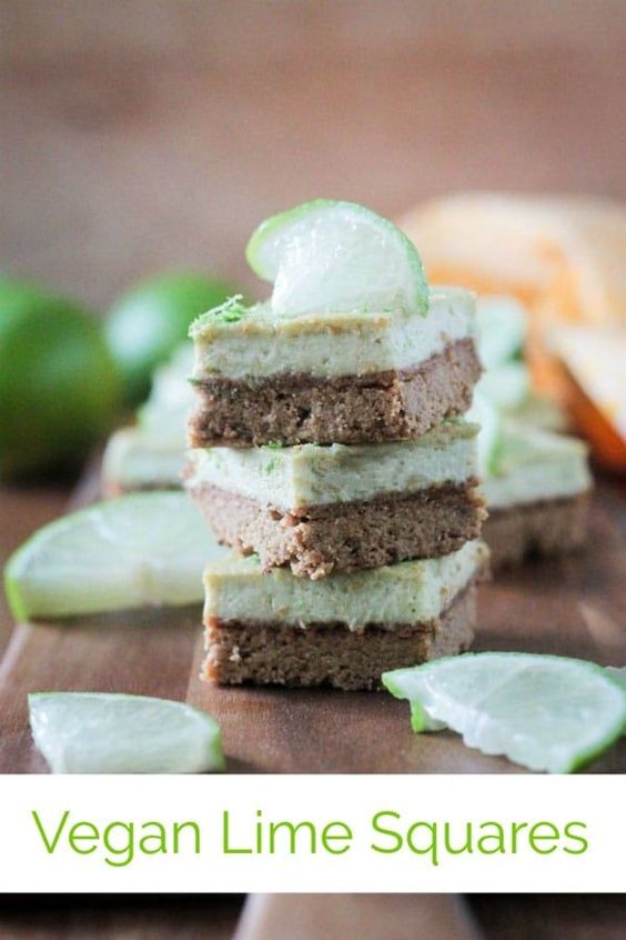 Vegan Lime Square - Keto Dinner Recipes