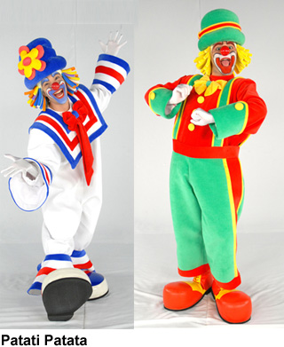 Fotos Palhaços Patati Patata Sem Maquiagem