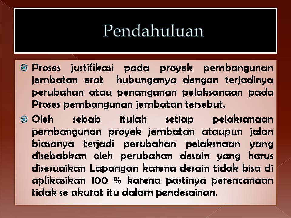 Justifikasi Proyek