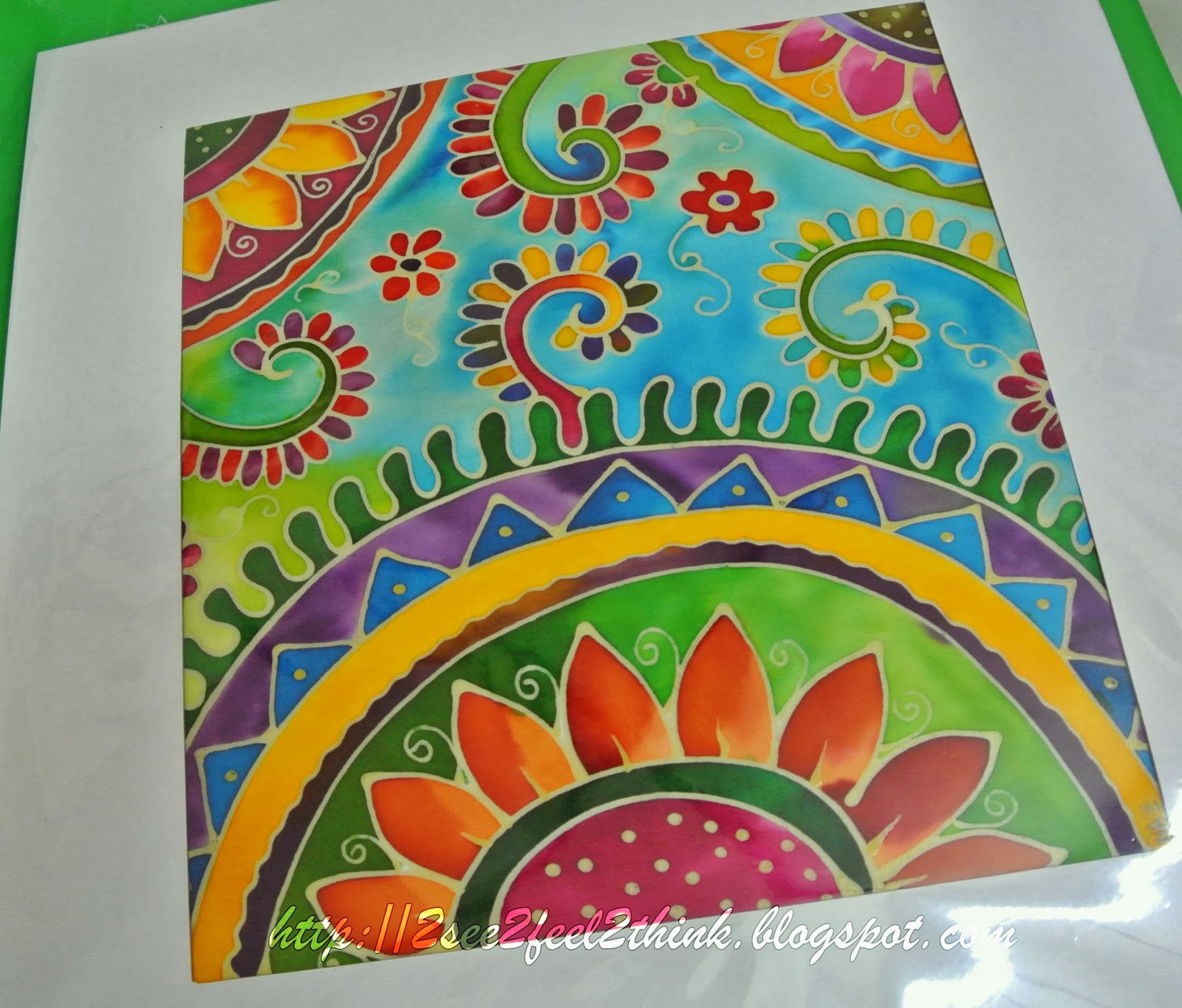 see, feel, think: ~ creativity tested... batik coloring