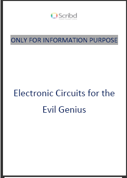 อีบุคหน้าเขามหาชัย: Electronic Circuits for the Evil Genius