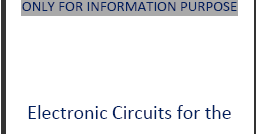 อีบุคหน้าเขามหาชัย: Electronic Circuits for the Evil Genius