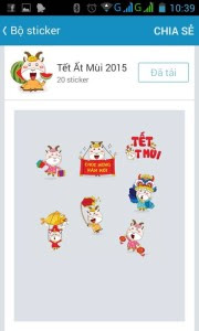 Hướng dẫn cách tải bộ Sticker miễn phí trên Zalo