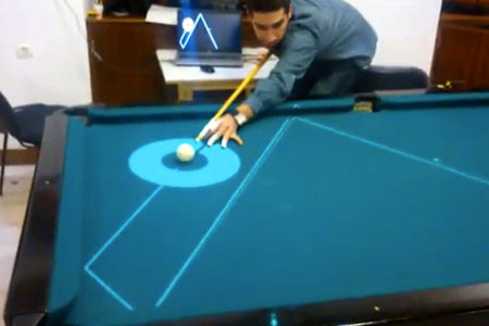 Most Amazing Facts: High-Tech Pool Table Uses Frickin' Laser Beams to ...