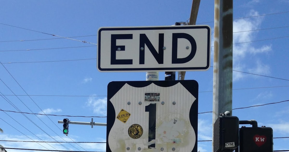 Shield of the day; US Route 1 Mile Marker 0