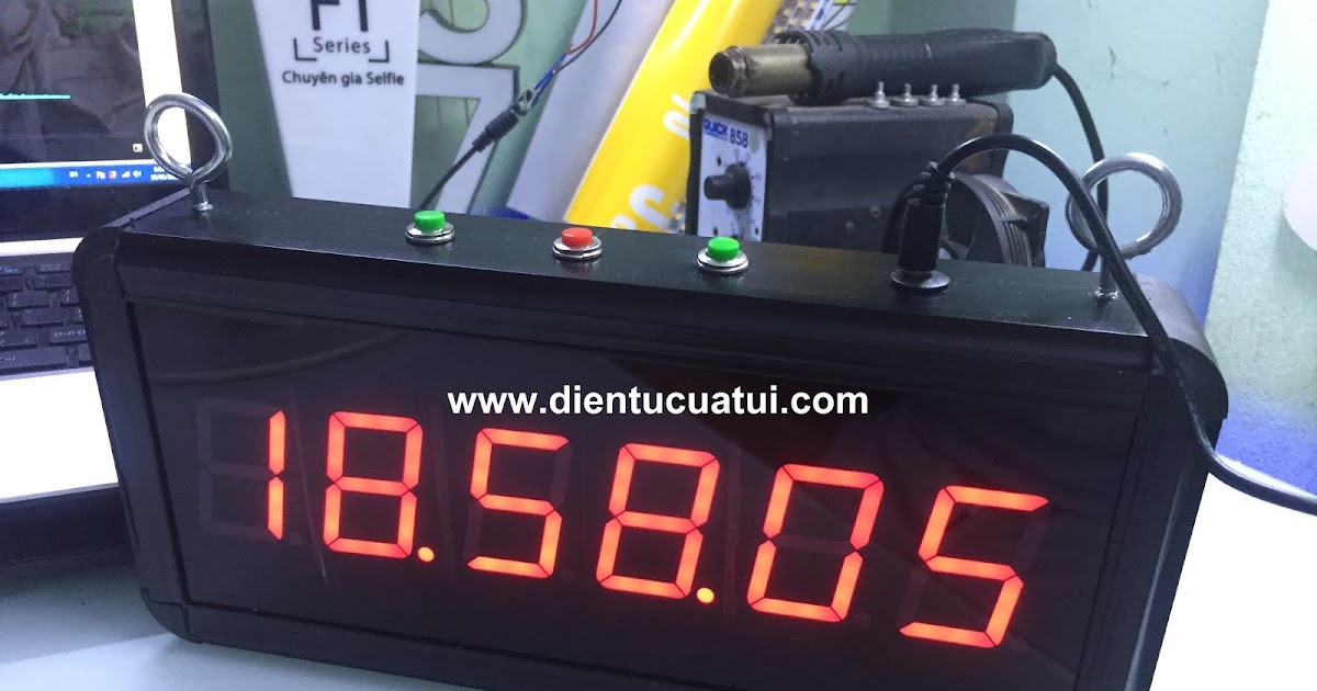 Đồng hồ đếm ngược led Giờ : Phút : Giây