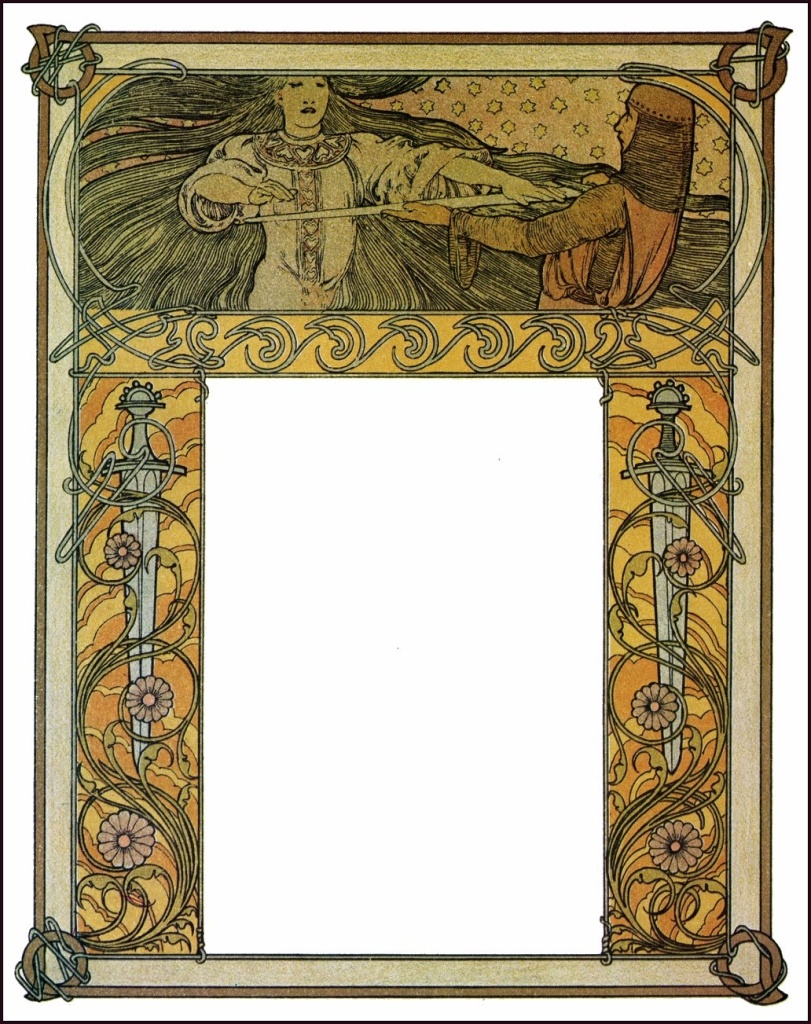 The Graffical Muse: 4 Art Noveau Frames