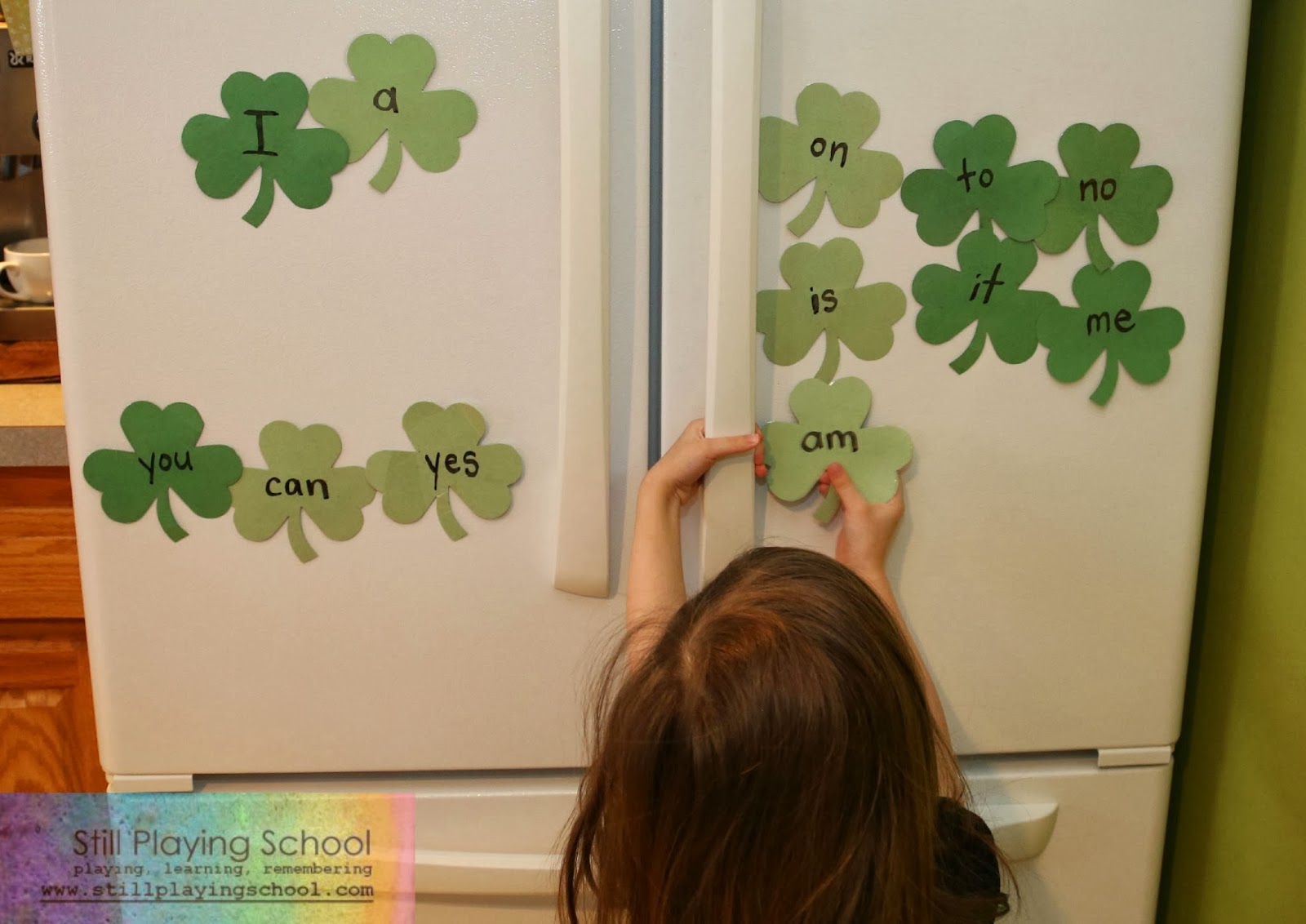 Sight Word Sorting with Shamrocks | Still Playing School