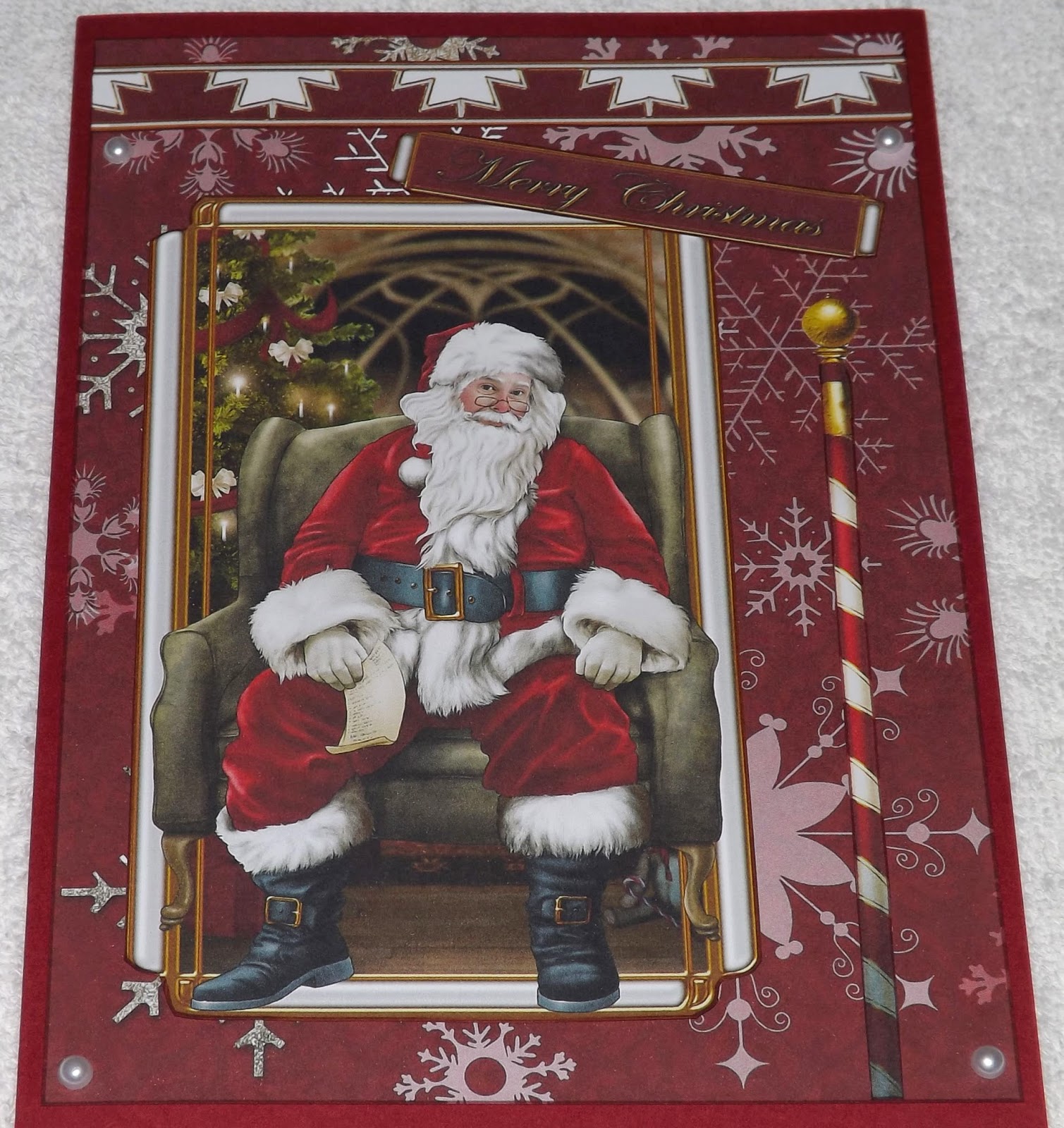 Kym's Crafty Cards: Debbi Moore Santa Claus II Christmas Cards