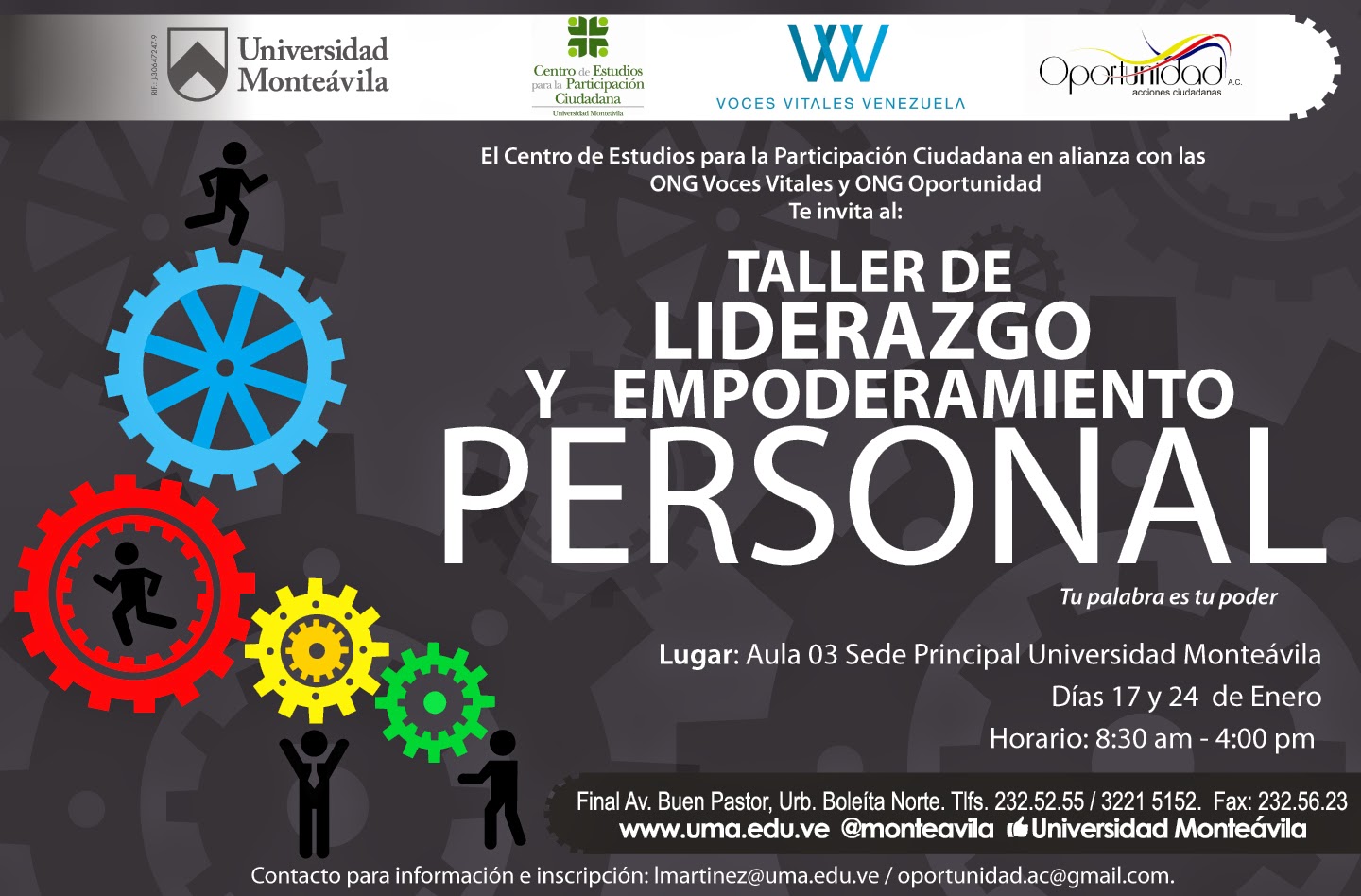 Cada realidad es una oportunidad: Taller Liderazgo y Empoderamiento ...