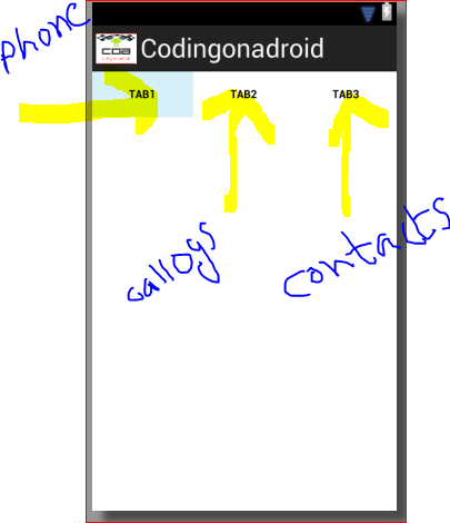 AndroidSmartWorld: How to create tab layout