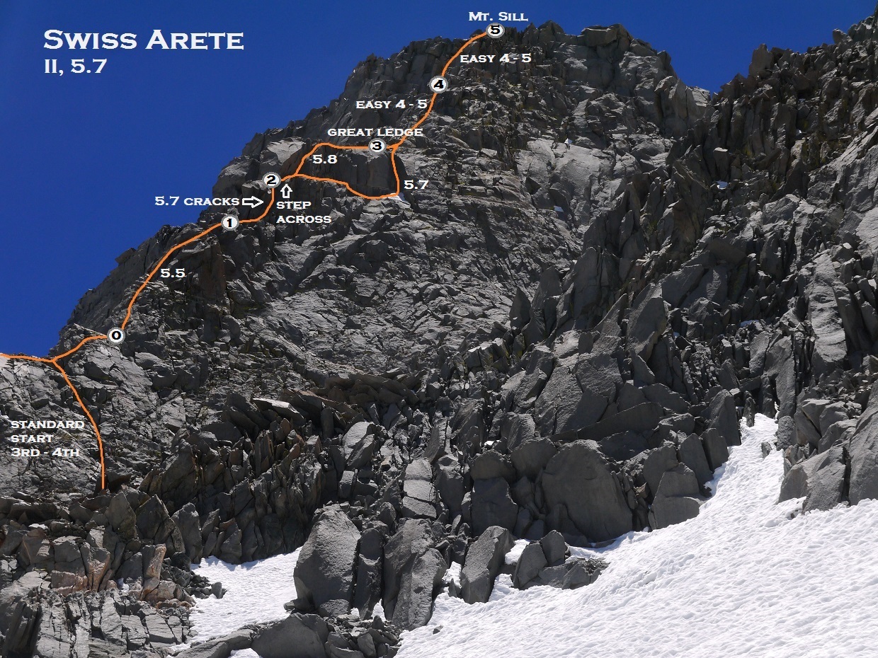 Peaks For Freaks: Mt. Sill via Swiss Arete, Mt. Robinson