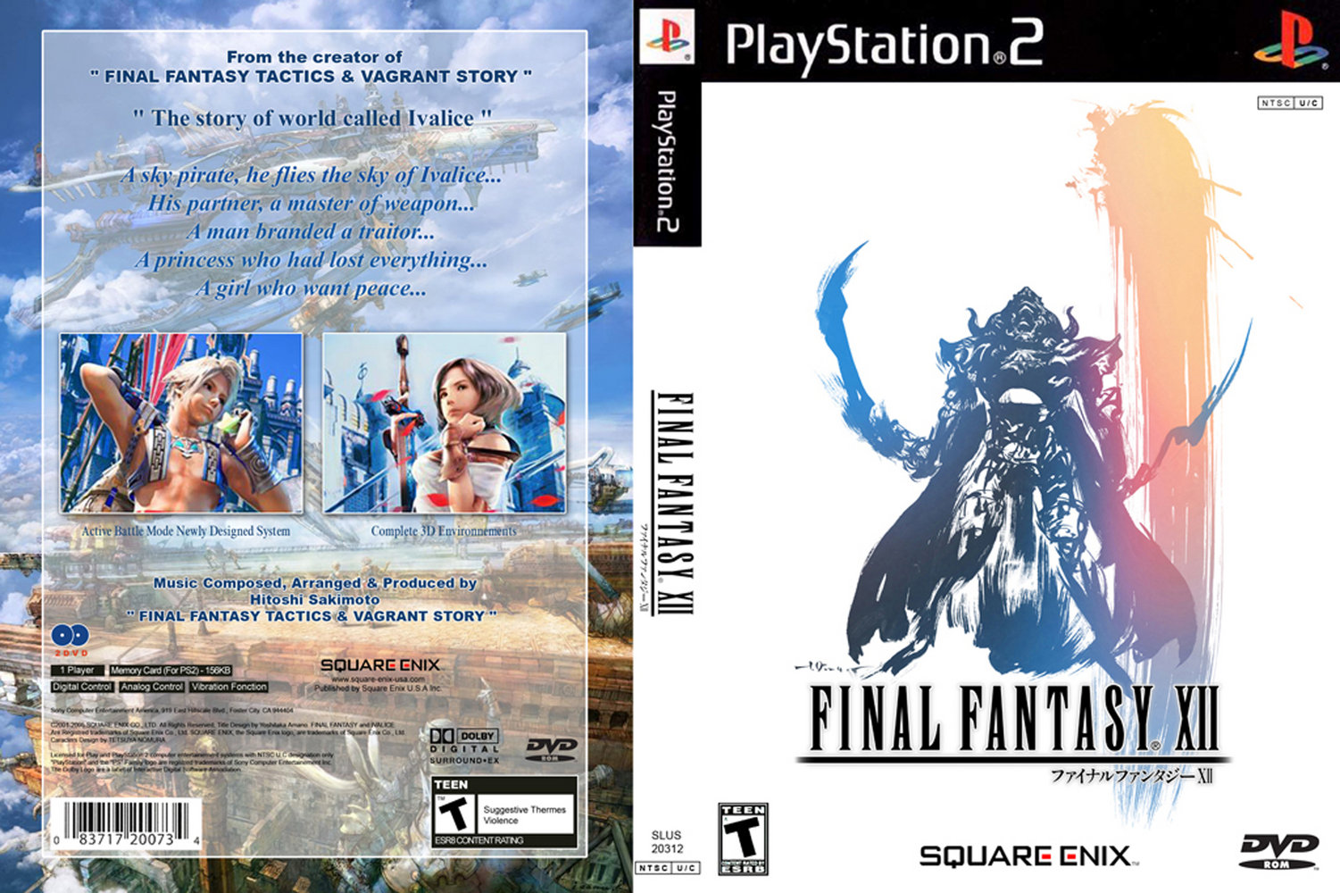 Filmes Prediletos Nota 10 PS2: PS2 Final Fantasy Xii