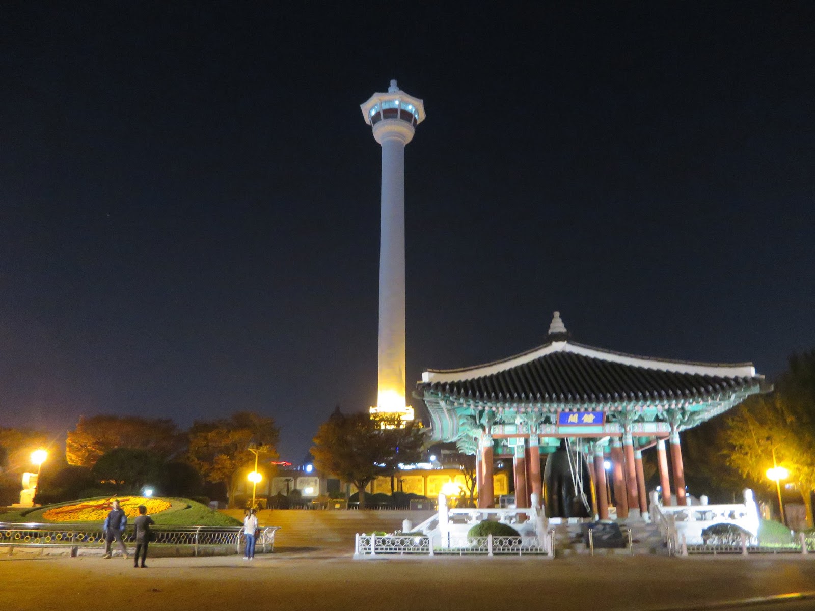 Day 7: Night Time Busan Tower - Busan, South Korea - chichicho~