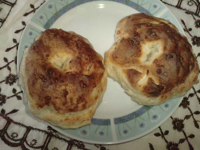 Mis recetas CM: Bagels de queso y cebolla