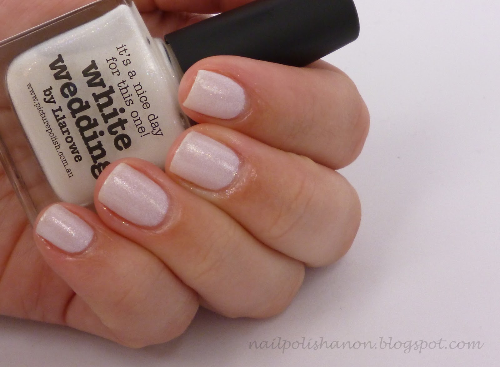 Nail Polish Anon: Picture Polish White Wedding Swatches & Review