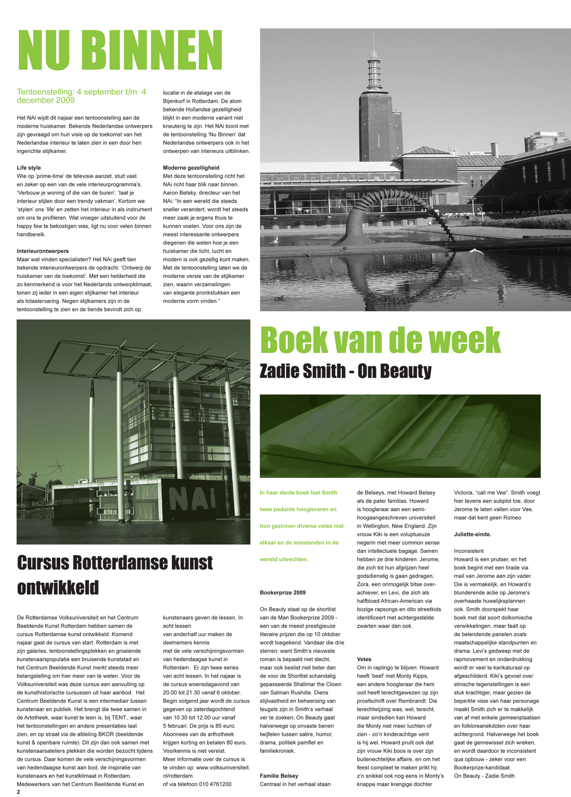 Portfolio van Tim van der Sman: Opmaak van een Krant