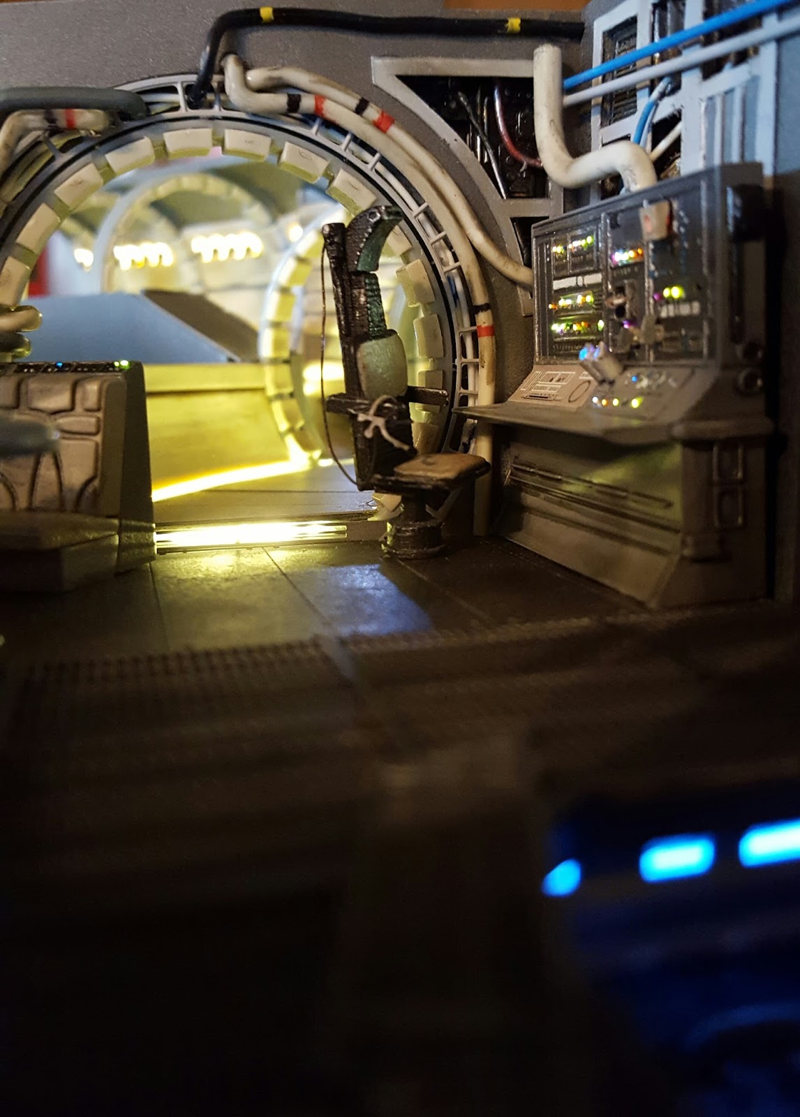 Millennium Falcon Model Build Diary: Pt. 21 Hold Nav Chair and Headset
