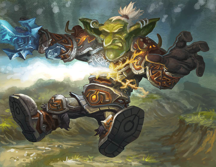 THE ART OF JIM NELSON: Magic Fire Goblin