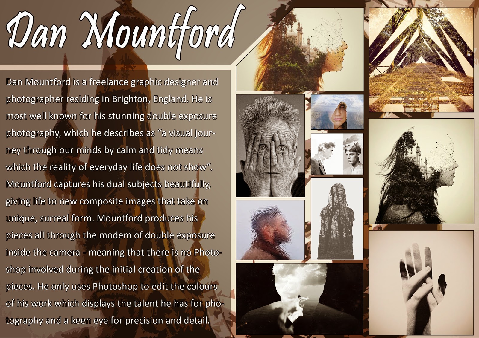 Artist Research - Dan Mountford | Exam Unit - Unit 2