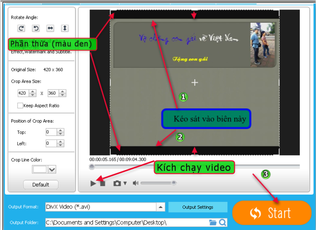 Loại bỏ viền đen quanh video khi chèn vào Blog - Gia đình Cụ Quang