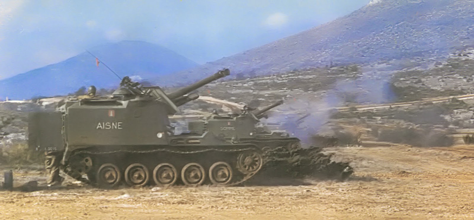 Découverte de maquettes: Le canon automoteur 155 mm Au. F1 (châssis AMX ...