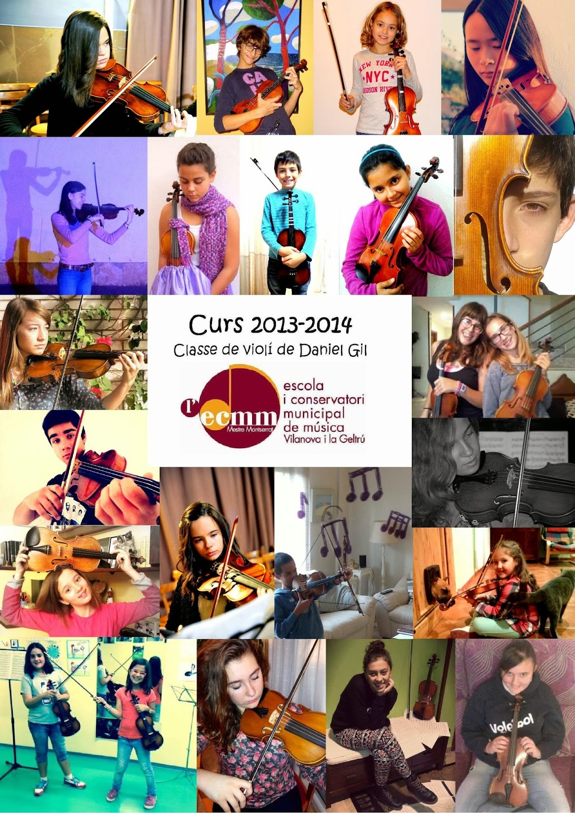 Afinant el violí: Fotos