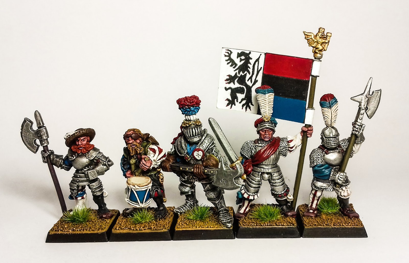THE WORK OF SHAITAN: Warhammer Empire Border Princes Update - Halberdiers