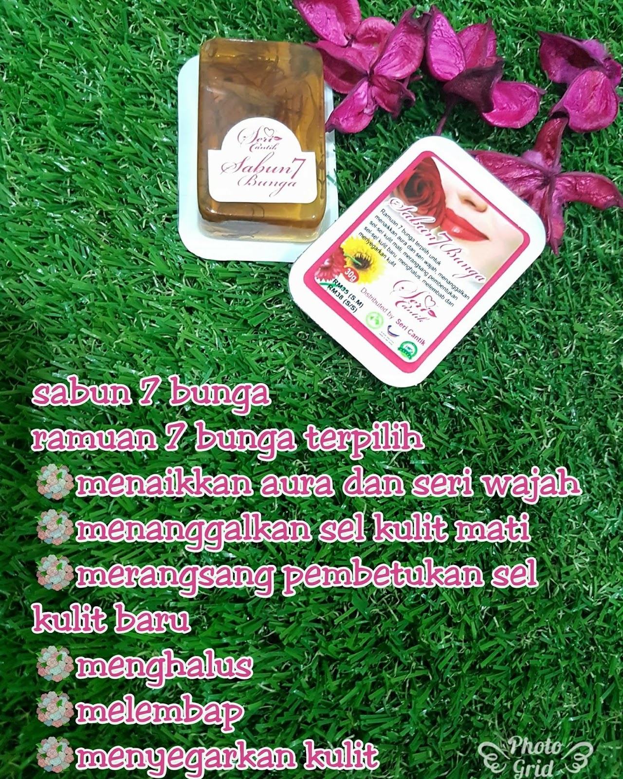 Kongsi 4 Share: AURA 7 BUNGA SKIN CARE ORIGINAL SERI CANTIK VIRAL