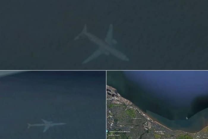 Paranormal Searchers: Mystery of Google Maps ‘underwater plane’ near ...