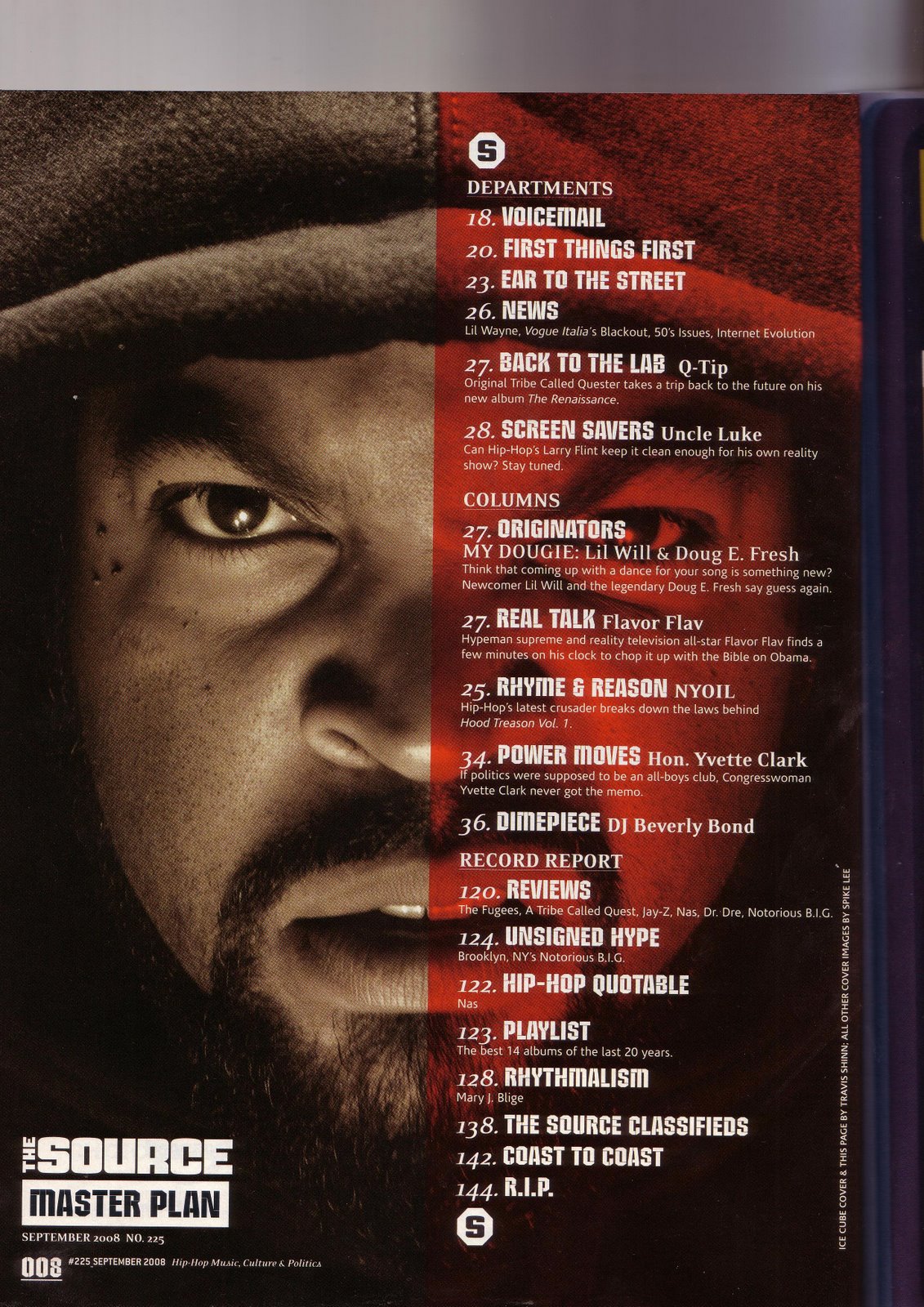 AS Coursework: Rap/Hip-Hop magazine analysis 2- Content page