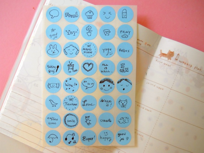 Stickers In Diary at Jessie Ramirez blog