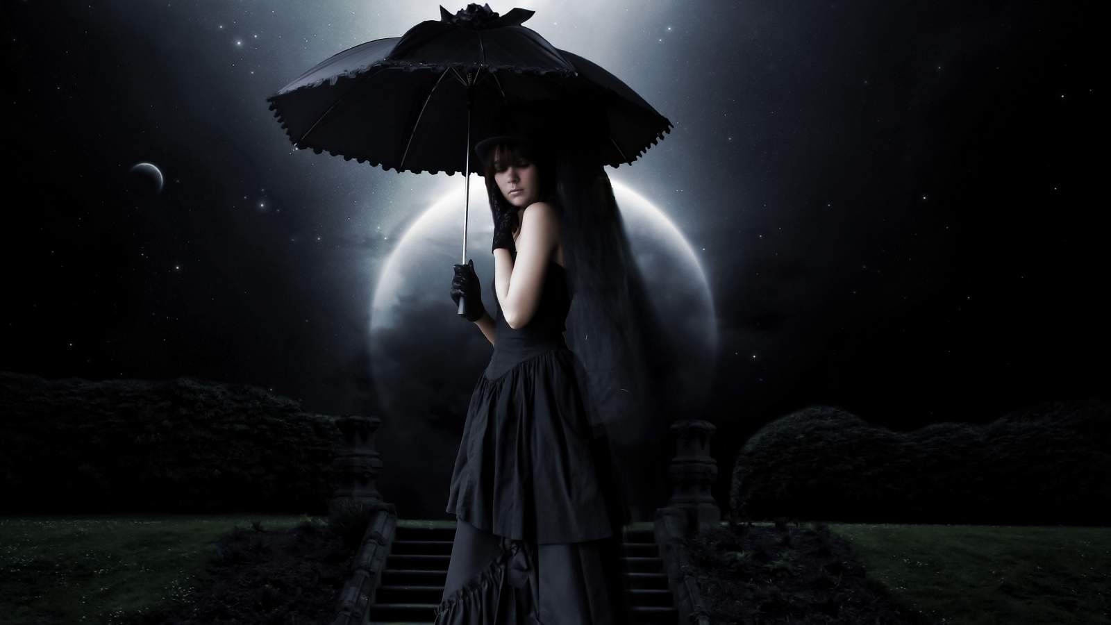 Gothic women wallpaper | SUNSHINE_WALLPAPER