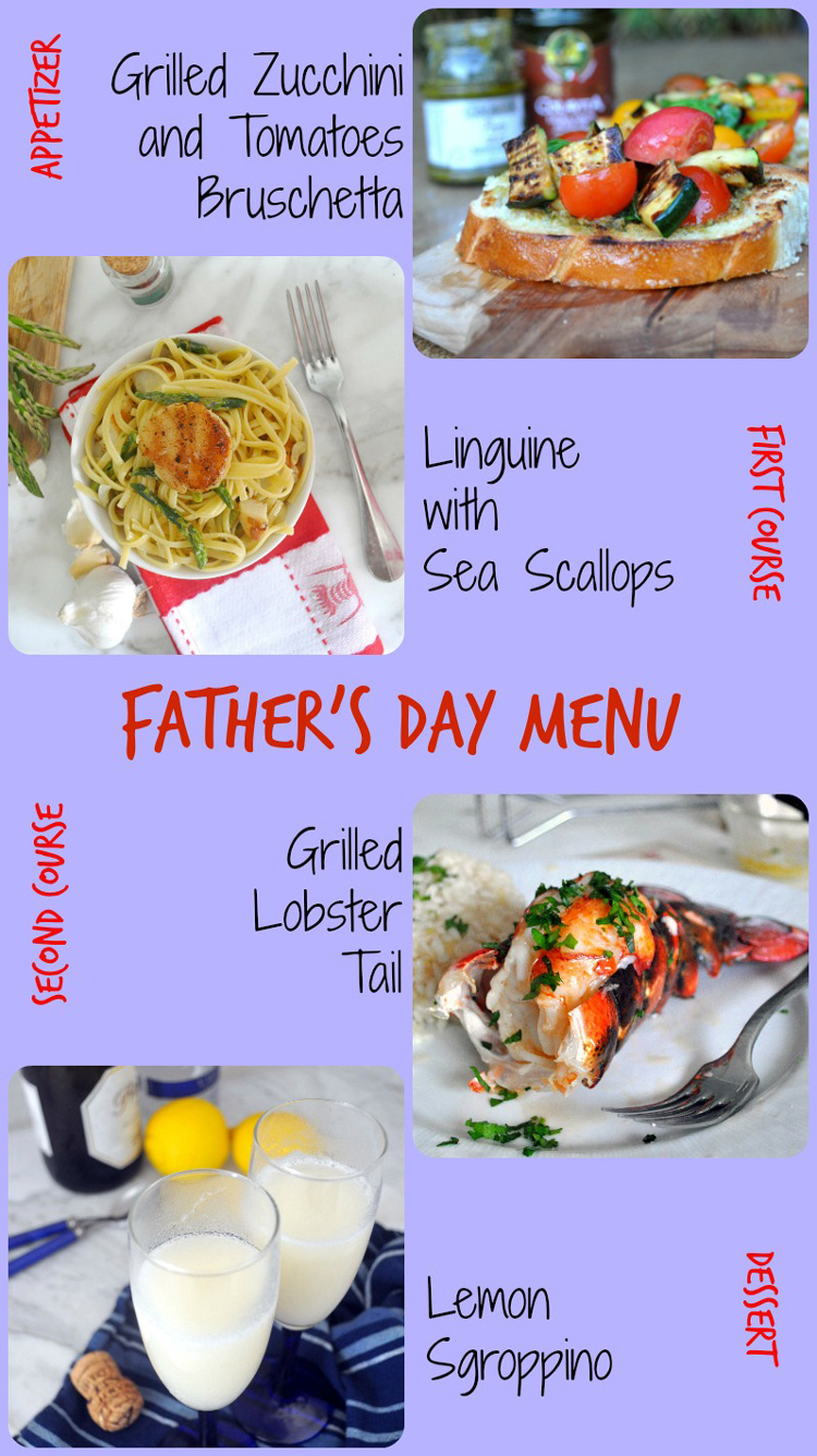 Cooking with Manuela: Father's Day Four-Course Menu That Dad Will ...