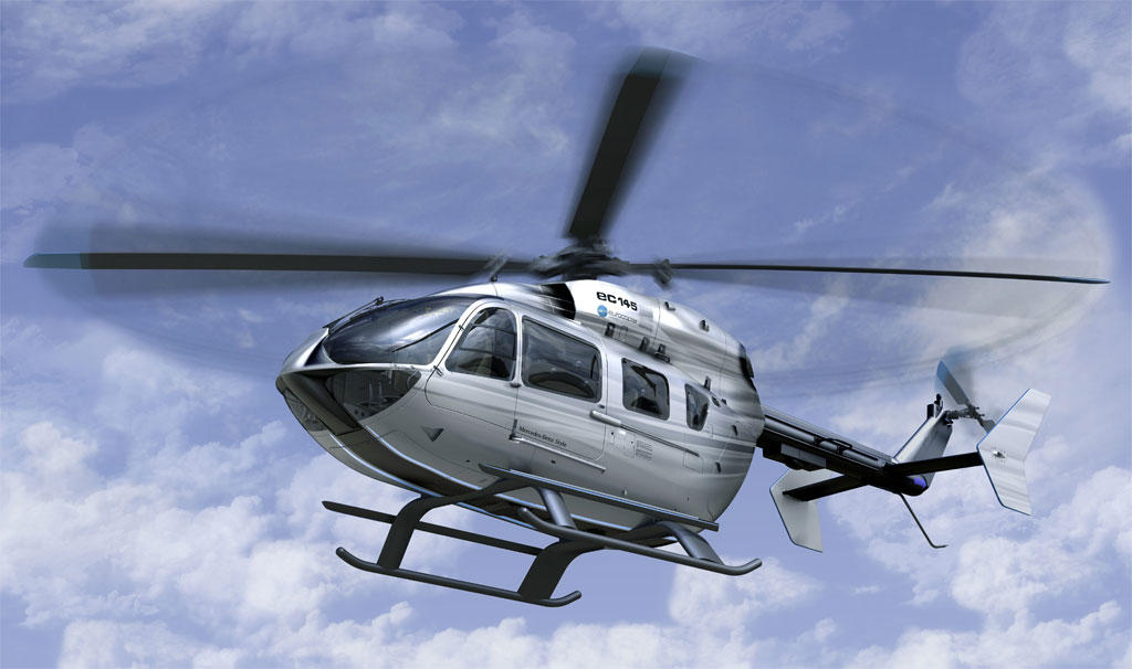 EC 145 Mercedes Helicopter | Mono-live