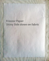 Just Jan: Ink Jet Printer "Transfer" Using Freezer Paper