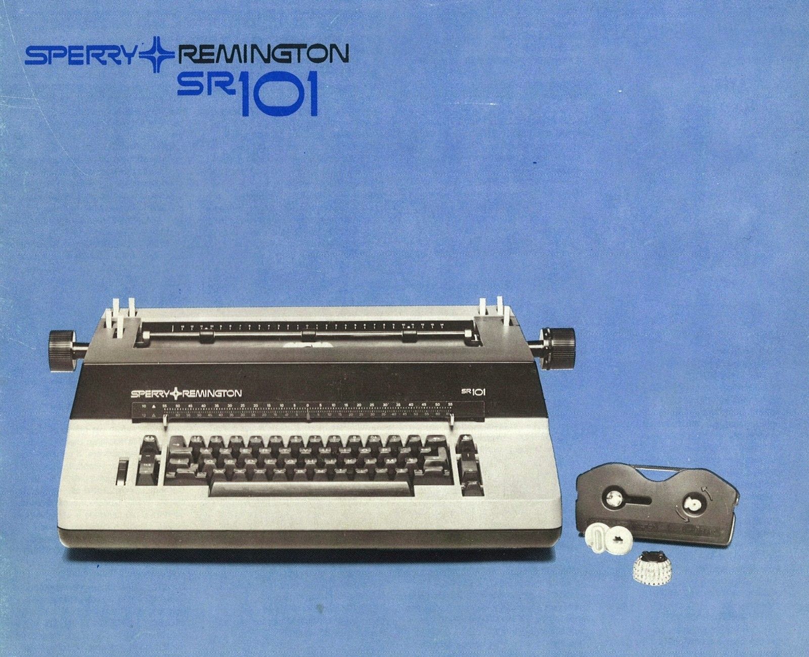 oz.Typewriter: Not So Still Life With Remington SR-101 Electric ...
