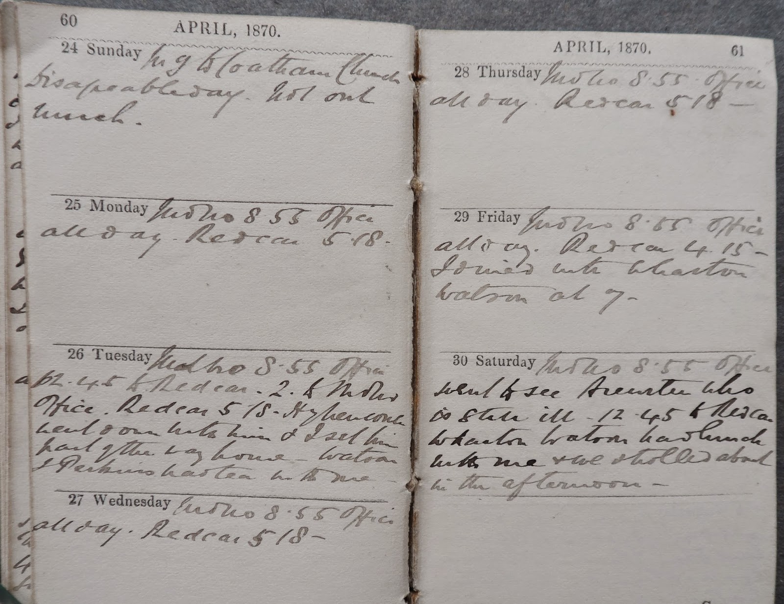 North Yorkshire History: John Richard Stubbs' diary for 1870