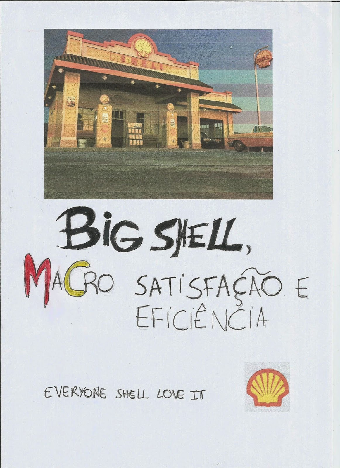 Profs. Milton e Silvana: Anúncios Shell
