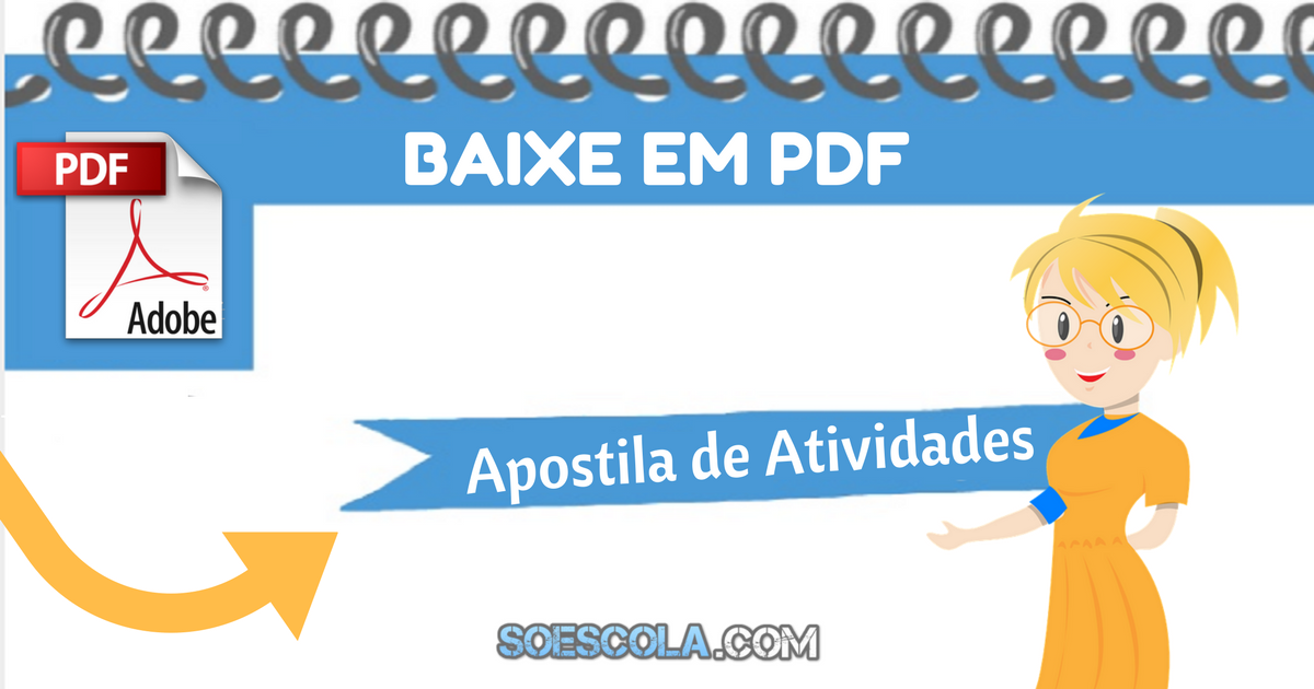 Baixe em PDF - Apostila de Atividades para Alfabetização - SÓ ESCOLA